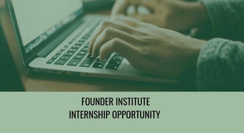 Founder Institute Internship Opportunity At Lagos Chapter