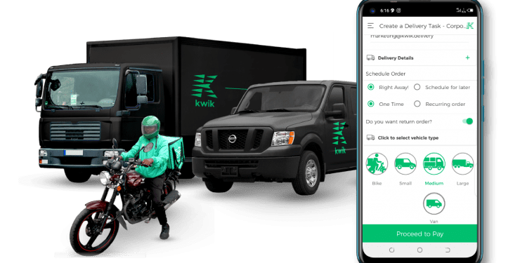 Kwik Delivery Expands Its Delivery Service To 4-wheels Vehicles