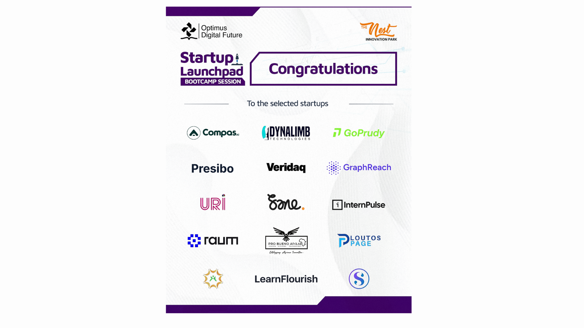 Optimus Digital Future Selects 15 Startups For Its Inaugural Launchpad ...